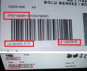 Seriennummer / Typenschild BEKO | Haus & Technik Koslowsky